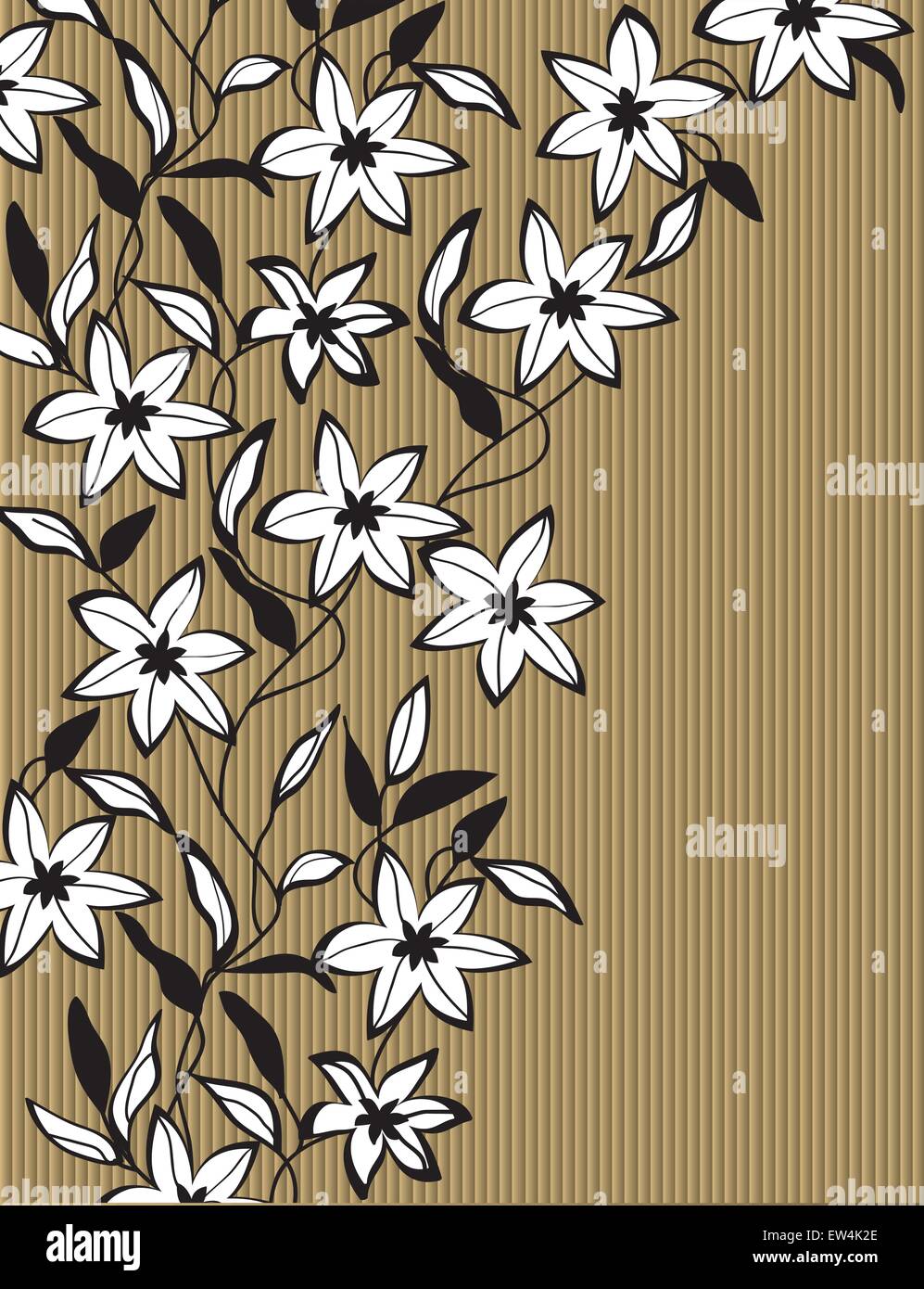 Vintage floral card Stock Vector Image & Art - Alamy