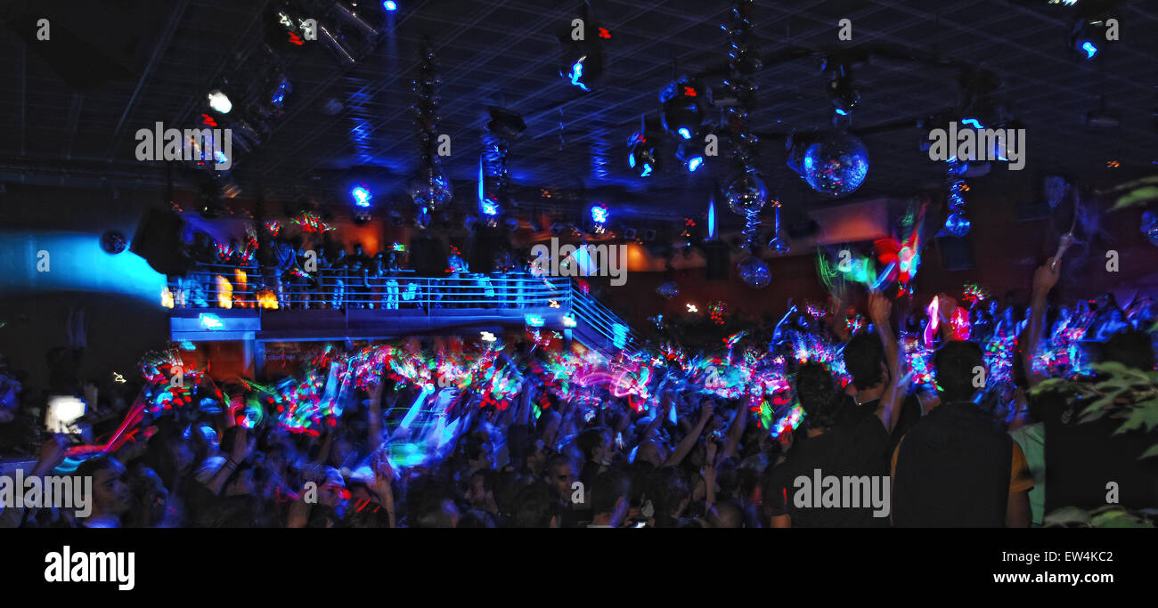 Crowd people dance dancing hands up hi-res stock photography and images ...