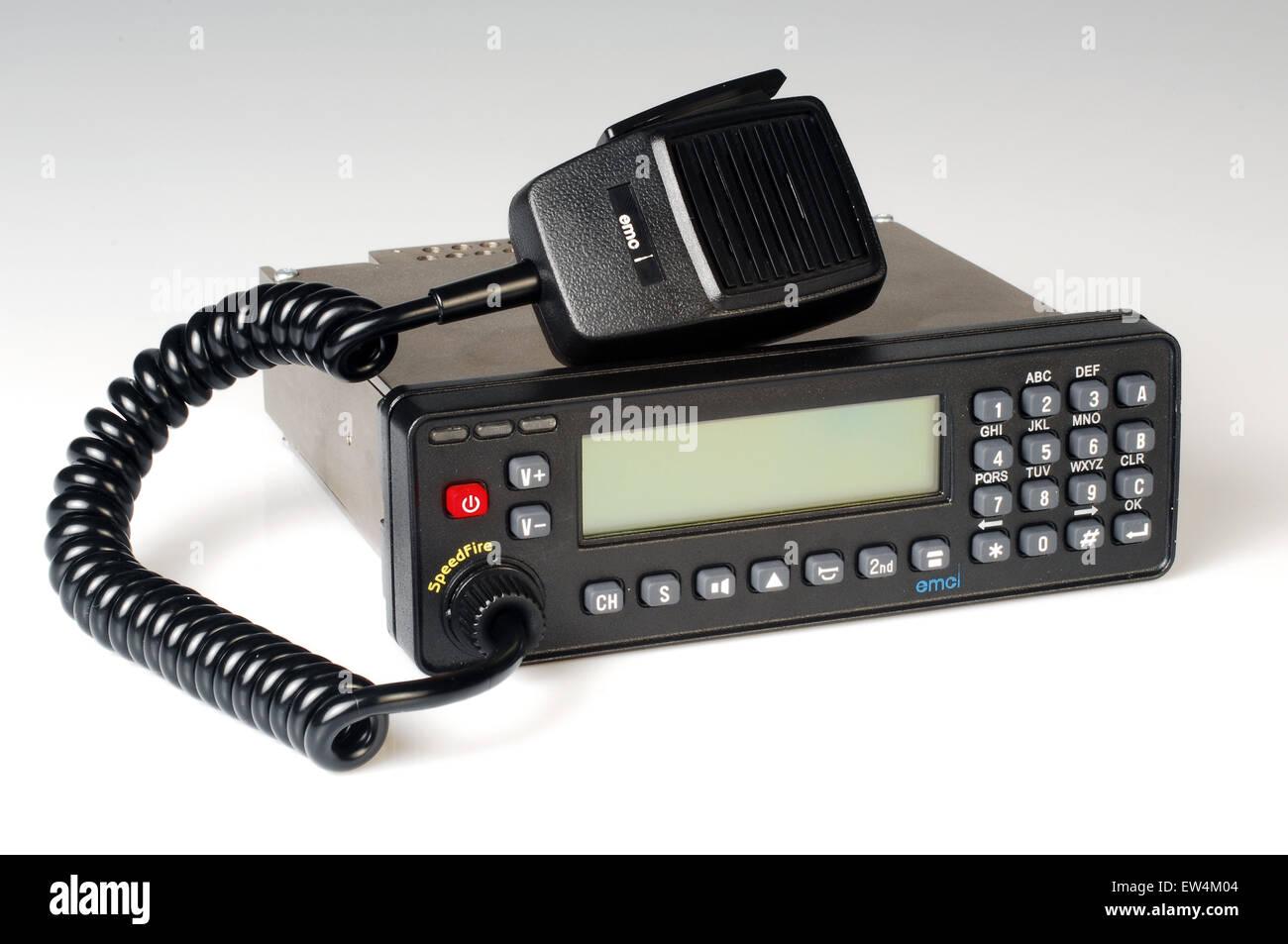 VHF Marine radio for fishermen sailors and resecue service Stock Photo ...