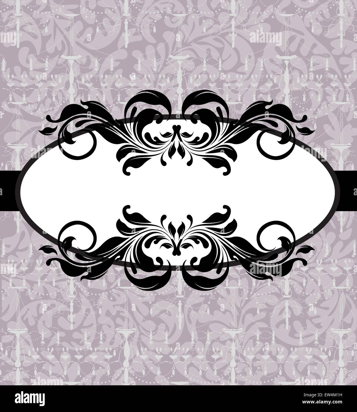 Black And Silver Invitation Background