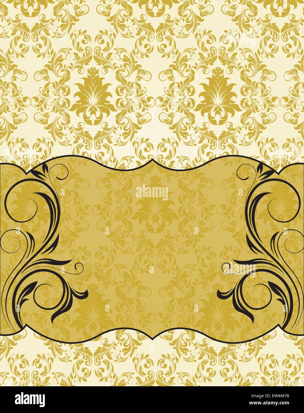 Romantic vintage card design Stock Vector Image & Art - Alamy