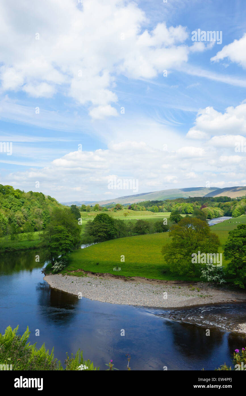 Ruskins's View Kirkby Lonsdale Stock Photo - Alamy