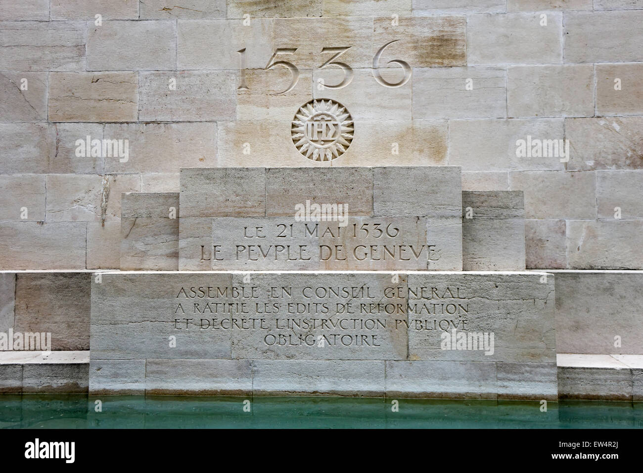 Reformation Wall Geneva Stock Photo - Alamy