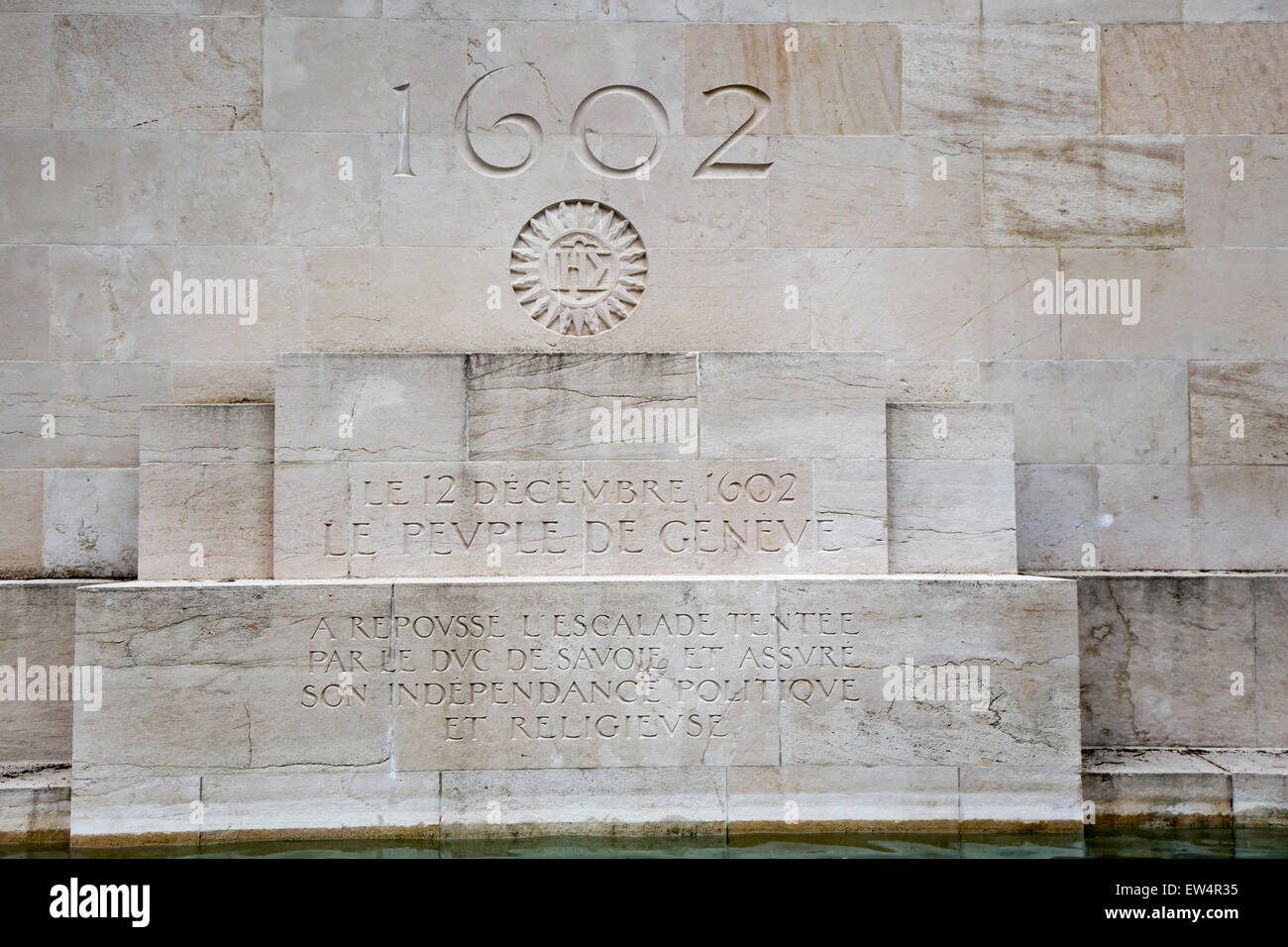 Reformation Wall Geneva Stock Photo - Alamy
