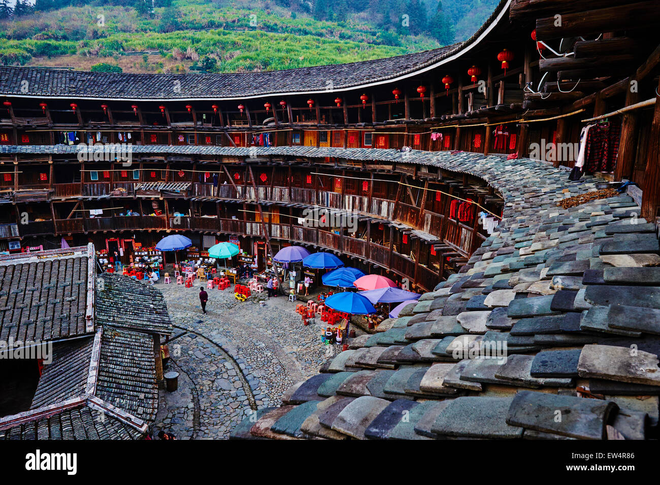 China yuchang lou hakka architecture hi-res stock photography and ...