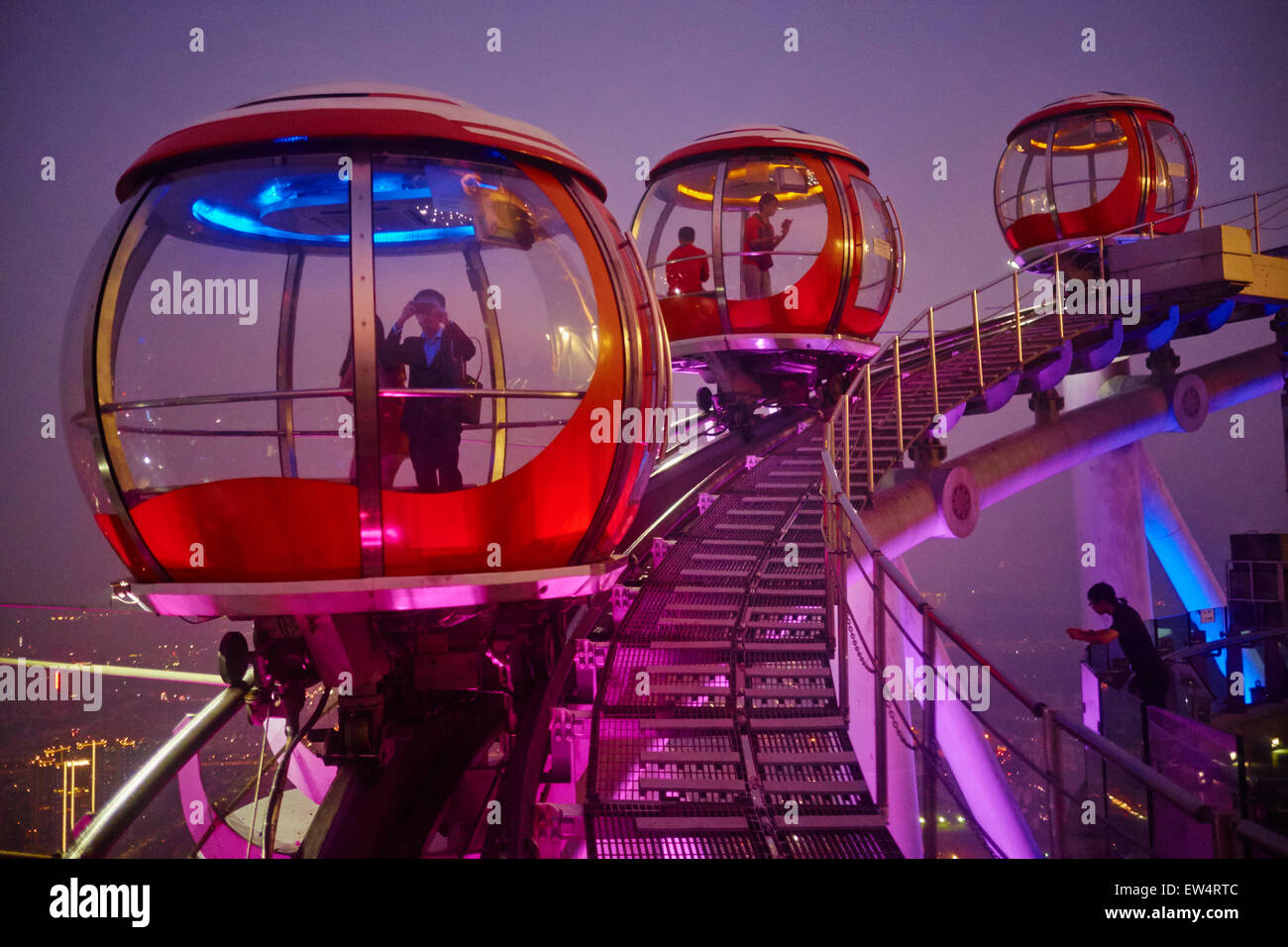 Canton tower ferris wheel hi-res stock photography and images - Alamy