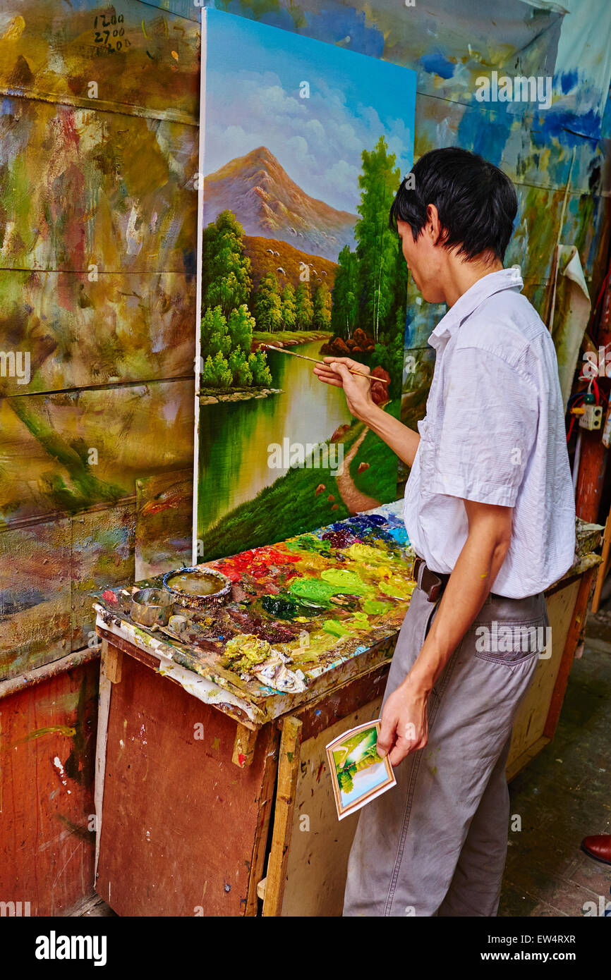 Dafen Village Chinese Charactures