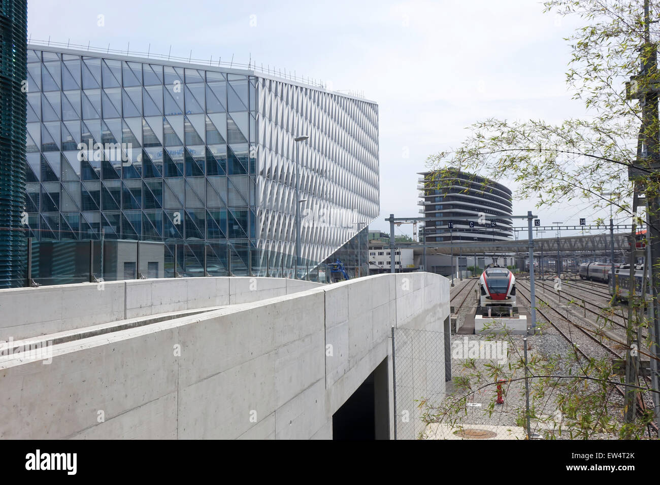 Secheron Station Geneva Stock Photo - Alamy