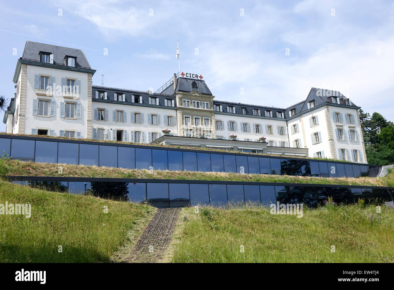 Red Cross building Geneva Stock Photo - Alamy