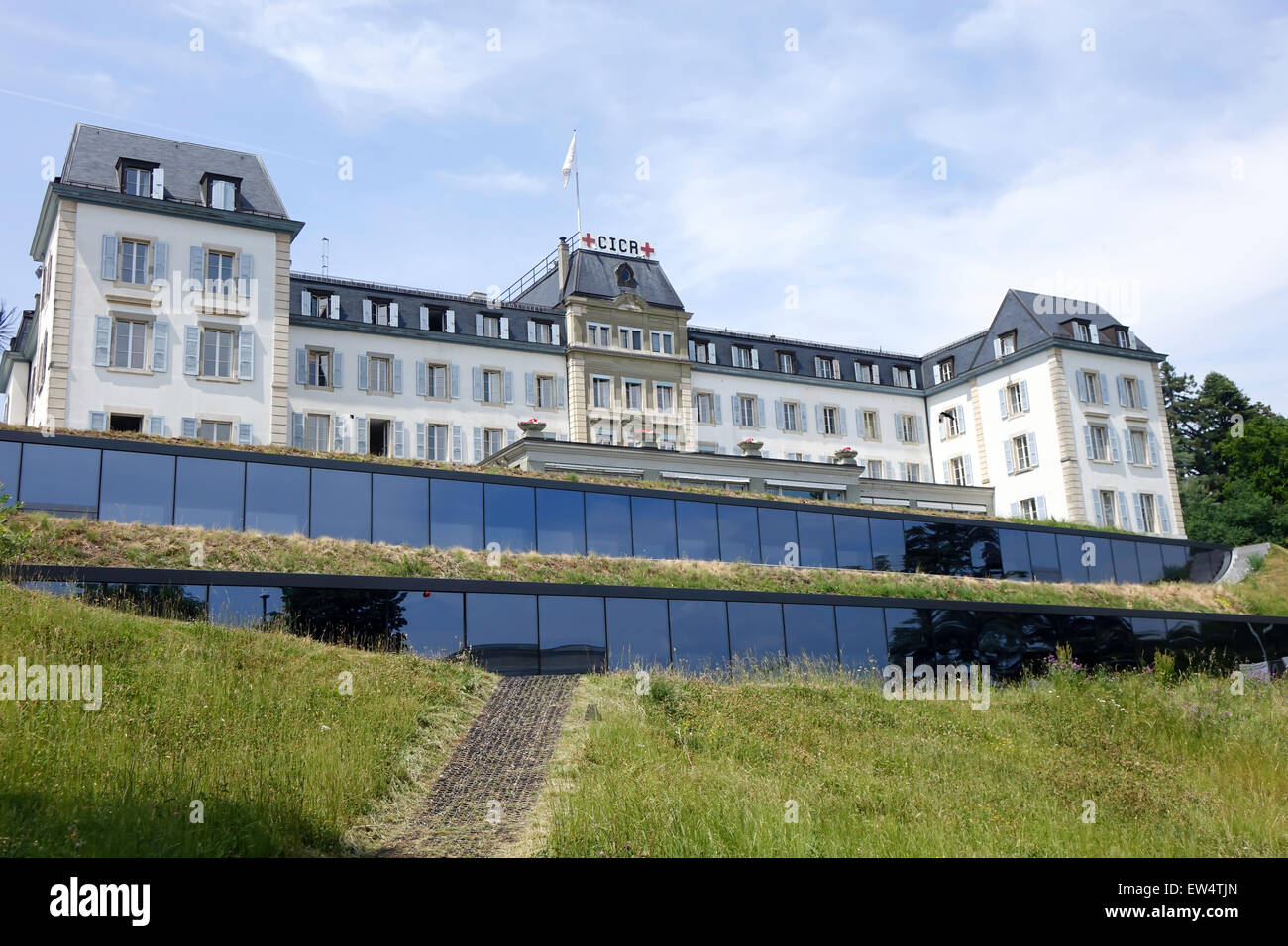 Red Cross building Geneva Stock Photo - Alamy