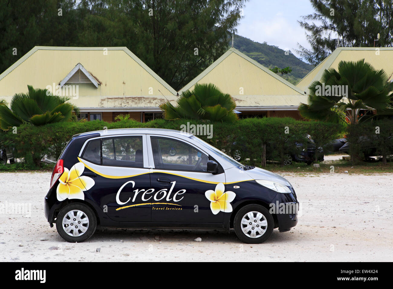 Car for tourist in the parking of seaport Stock Photo - Alamy
