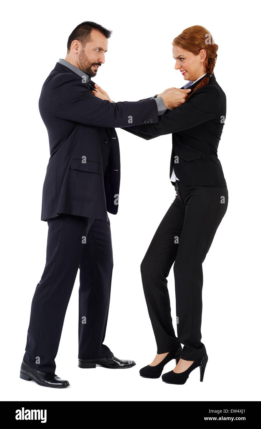 Fighting coworkers hi-res stock photography and images - Alamy