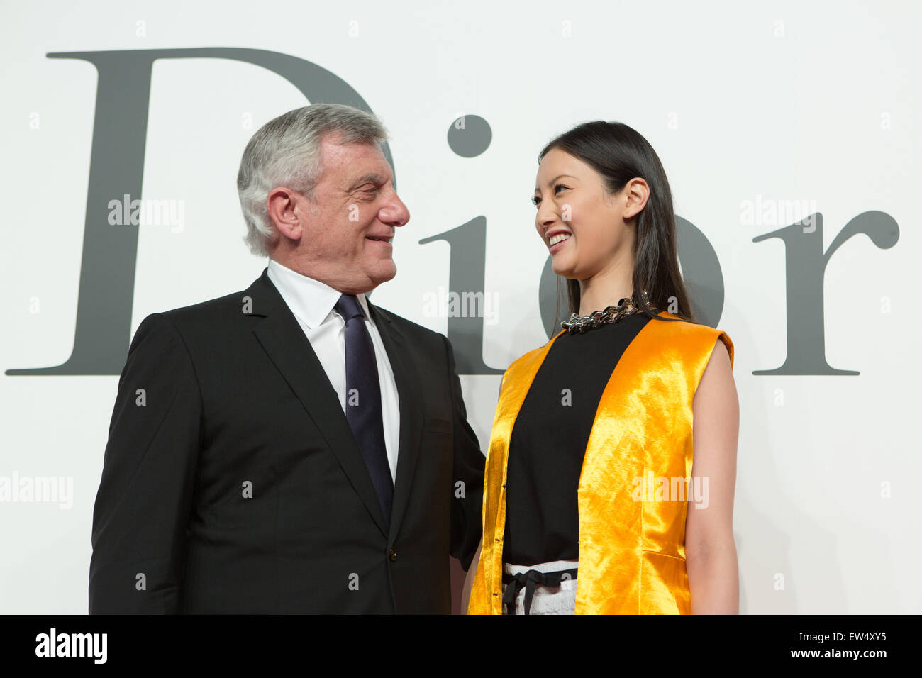 Sydney Toledano and Nanao, Jun 16, 2015 : Tokyo, Japan - Christian Dior ...