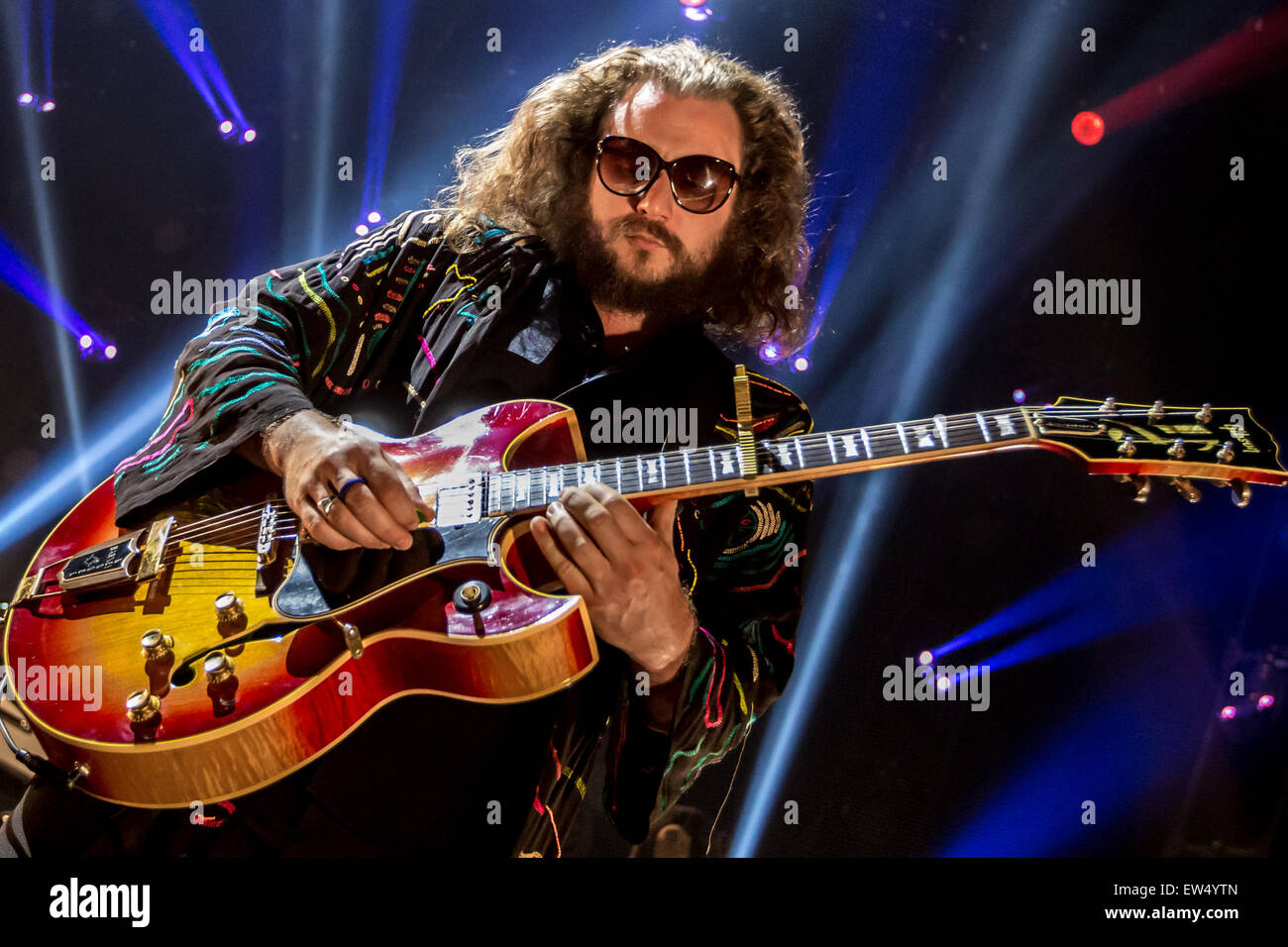 Detroit, Michigan, USA. 17th June, 2015. MY MORNING JACKET performing ...