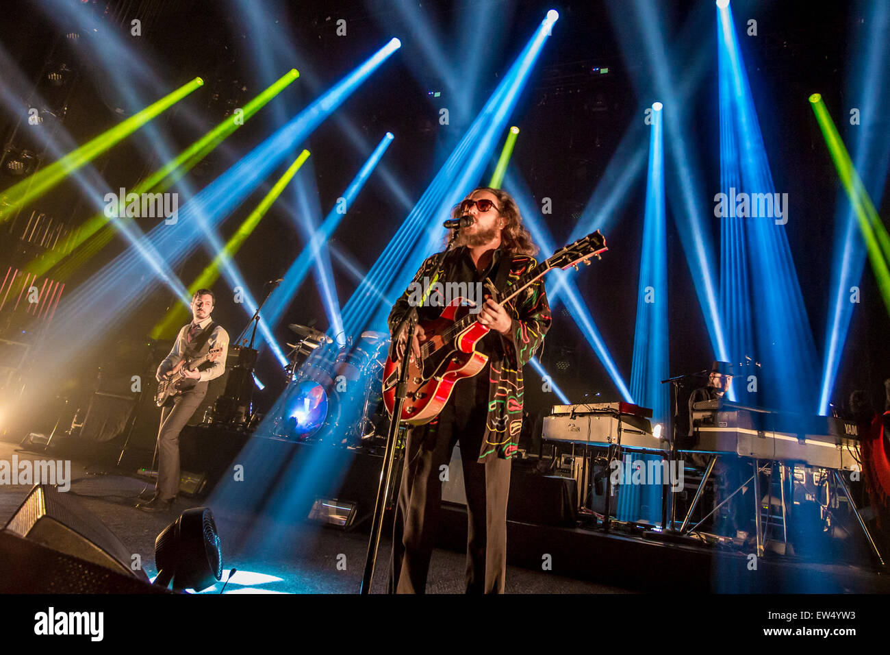 Detroit, Michigan, USA. 17th June, 2015. MY MORNING JACKET performing ...