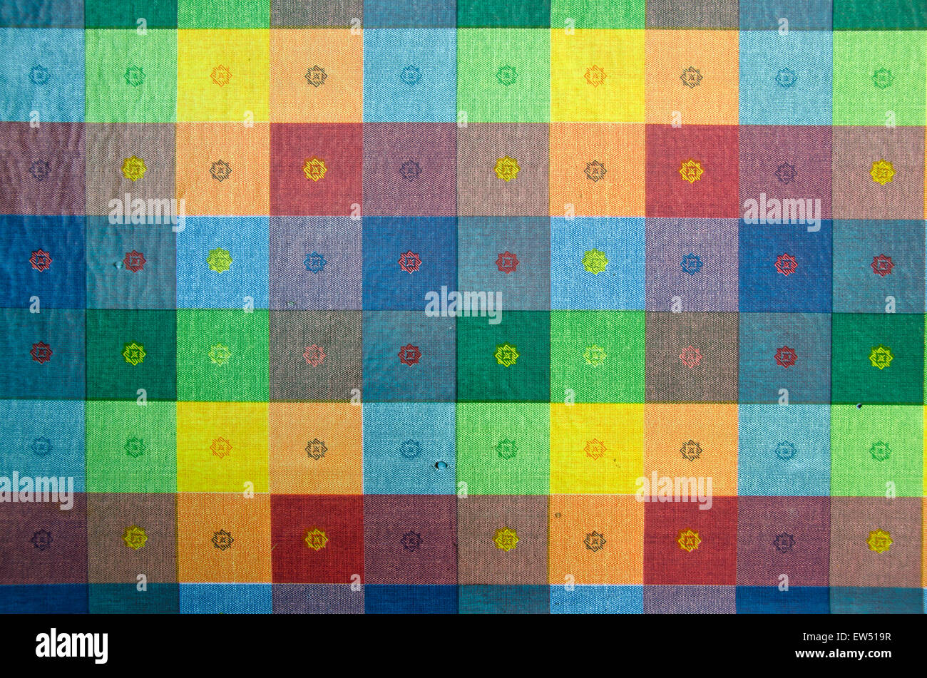 beautiful colorful ornamental tablecloth background Stock Photo - Alamy