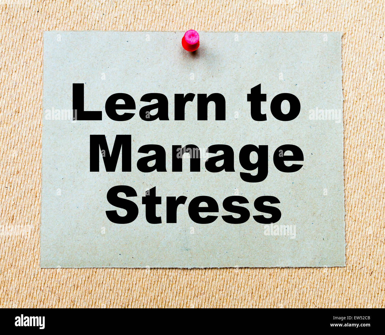 Learn to manage stress hi-res stock photography and images - Alamy