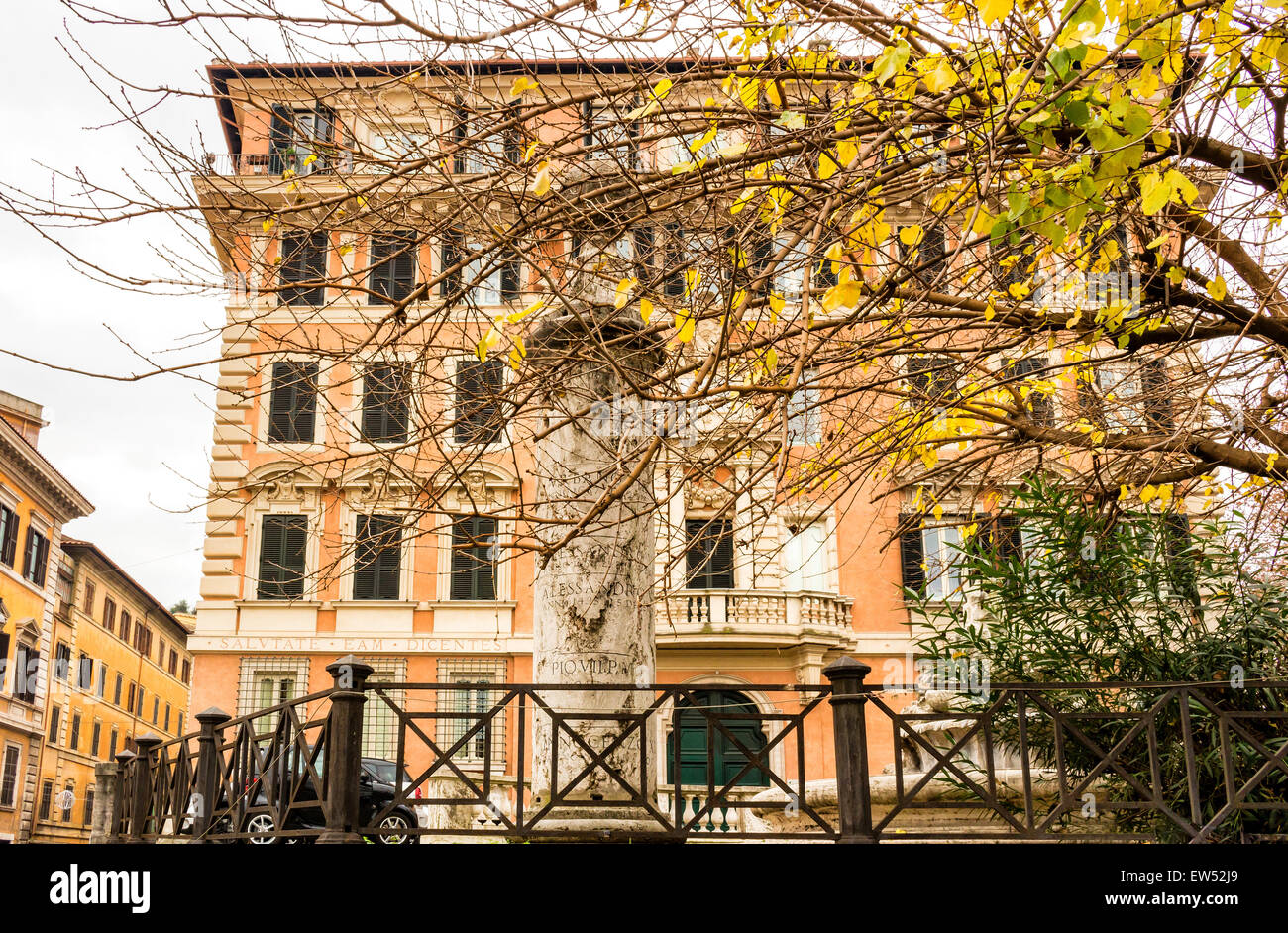 Historical buildings and architecture details in Rome, Italy Stock ...