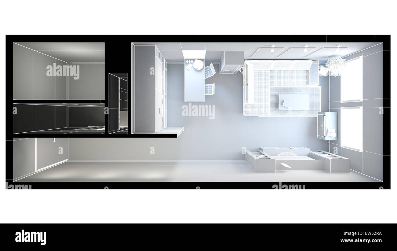 Tiny apartment interior hi-res stock photography and images - Alamy