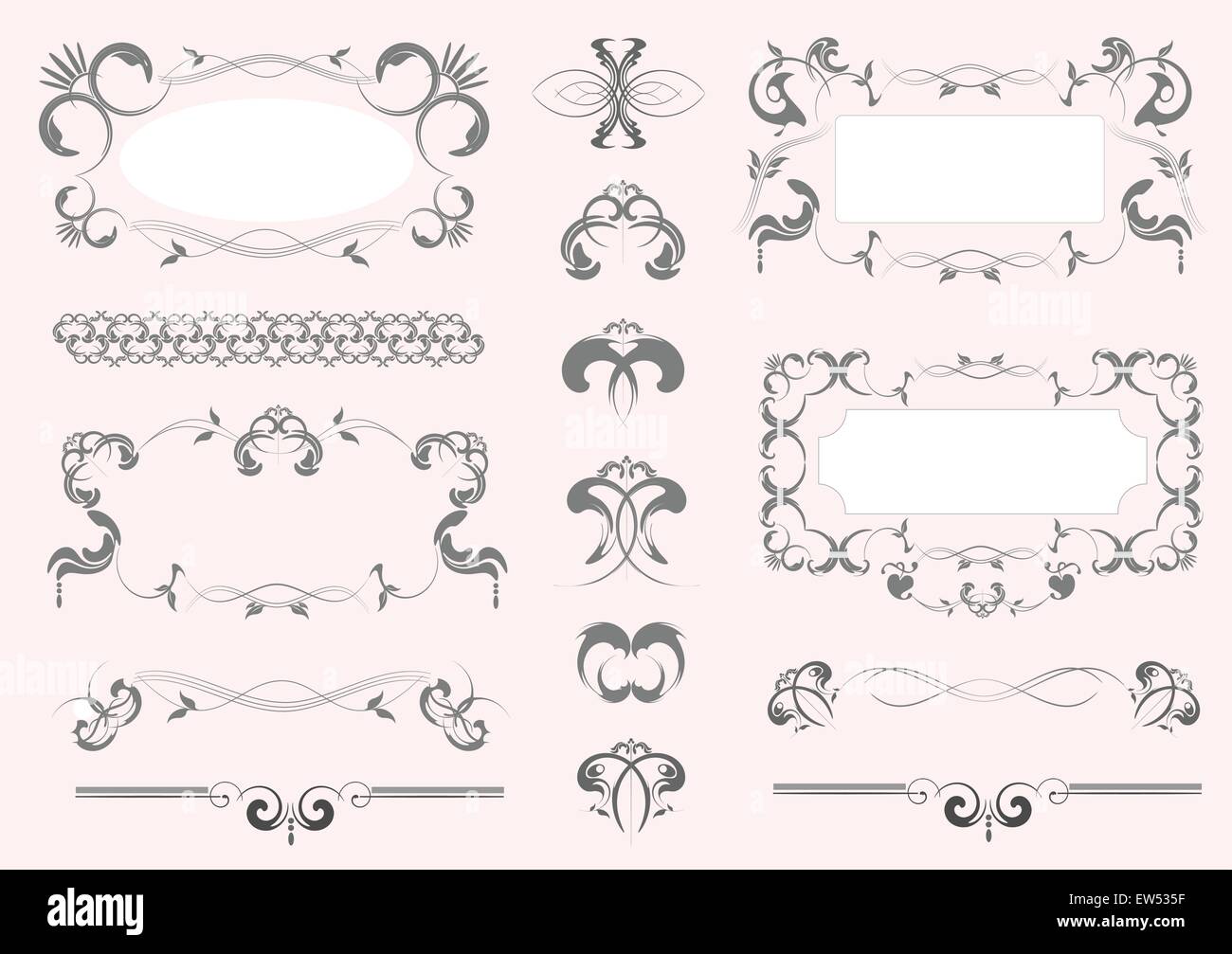 Vector decorative design elements Stock Vector Image & Art - Alamy
