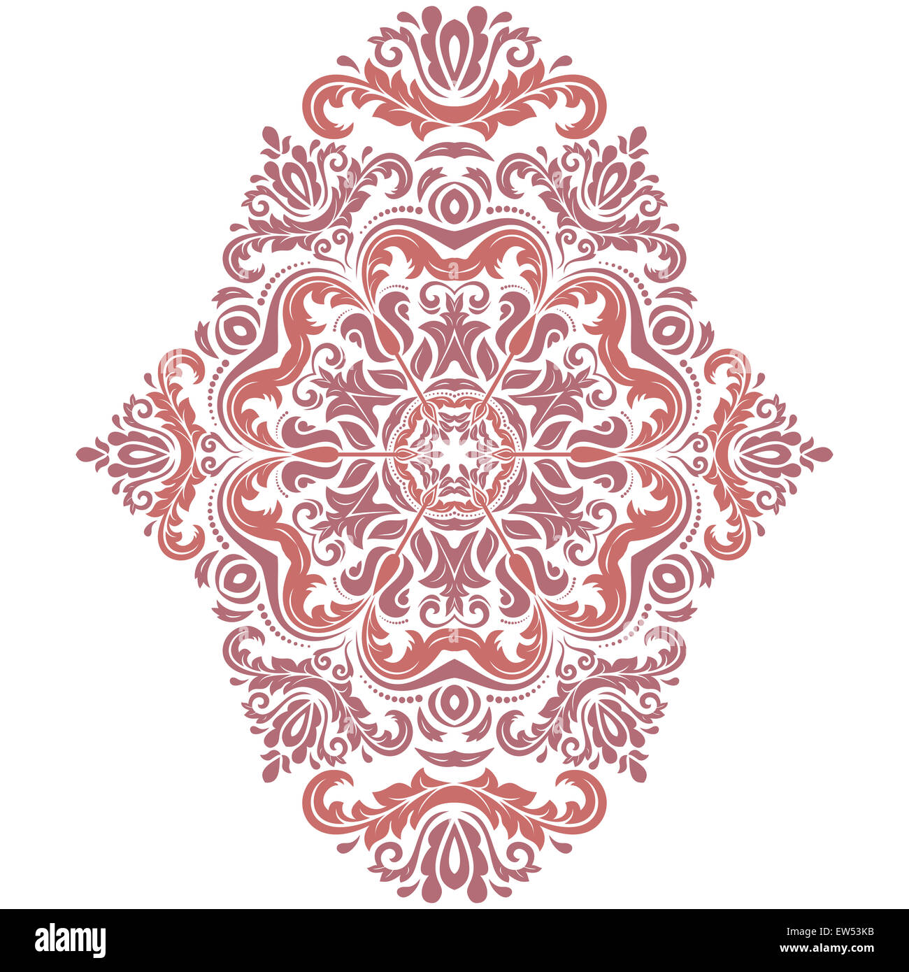 Damask Orient Pattern Stock Photo - Alamy