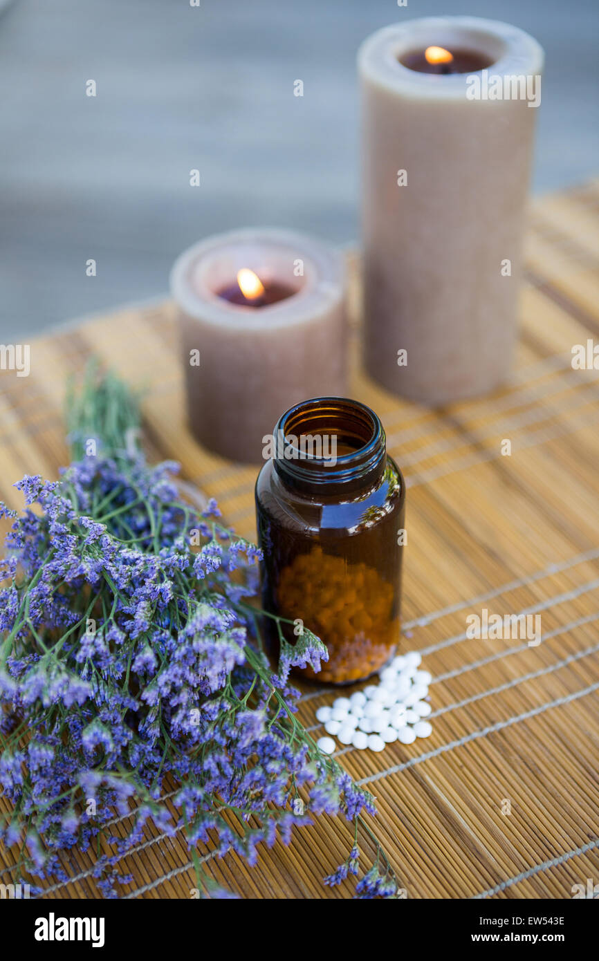Herbal medicine pills bottle hi-res stock photography and images - Alamy
