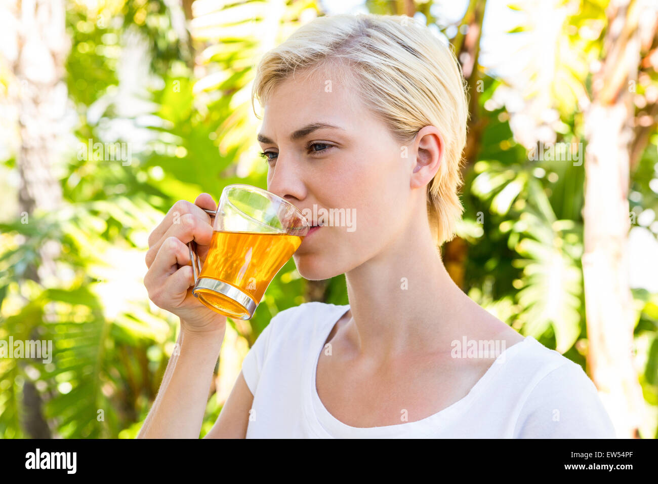 Drinking tea hi-res stock photography and images - Alamy