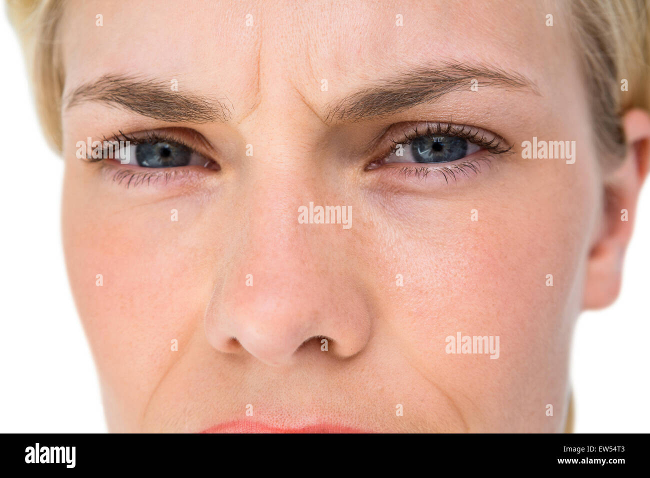 Young serious woman close hi-res stock photography and images - Alamy