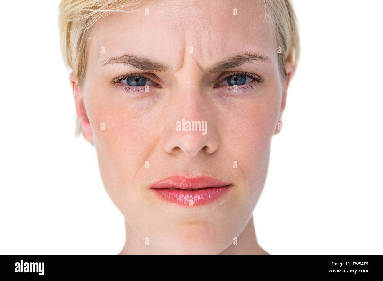 Serious looking woman hi-res stock photography and images - Alamy