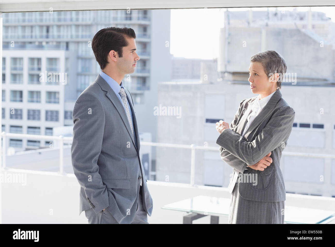 Serious adult conversation hi-res stock photography and images - Alamy