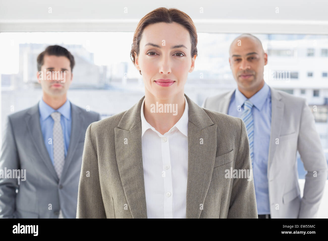 Colleagues smiling hi-res stock photography and images - Alamy