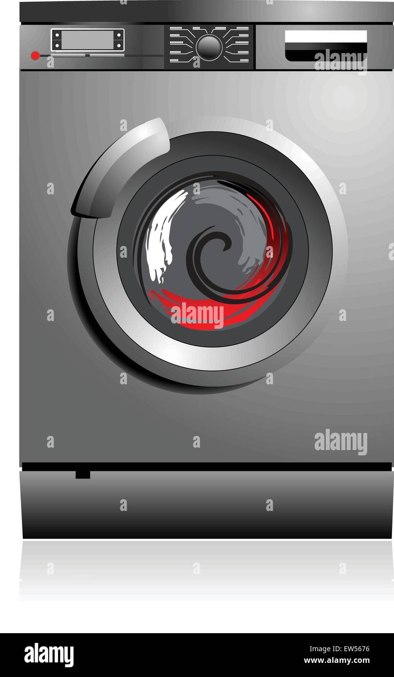 Top loading washing machine Stock Vector Images - Alamy
