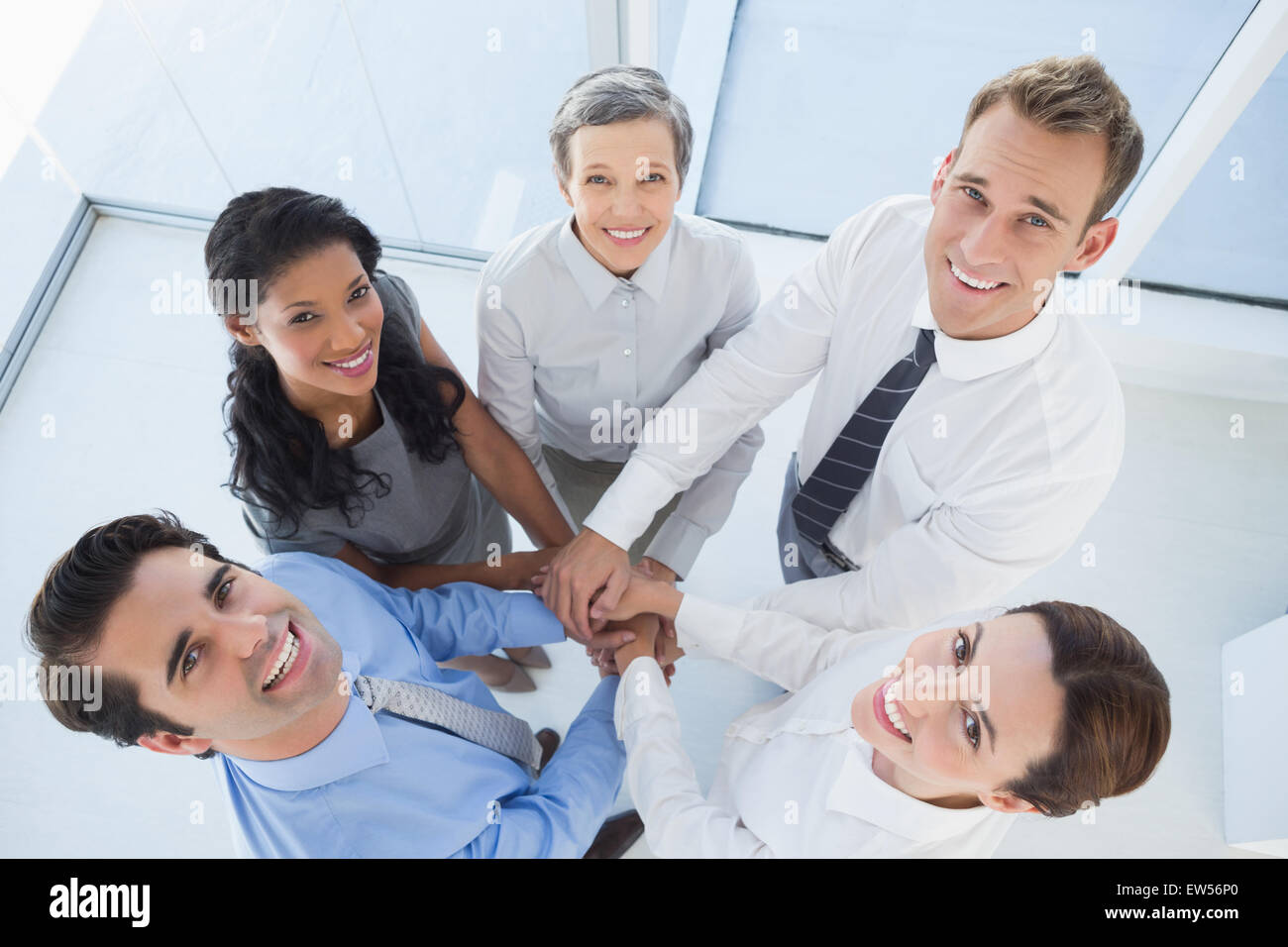 Business team celebrating a good job Stock Photo - Alamy