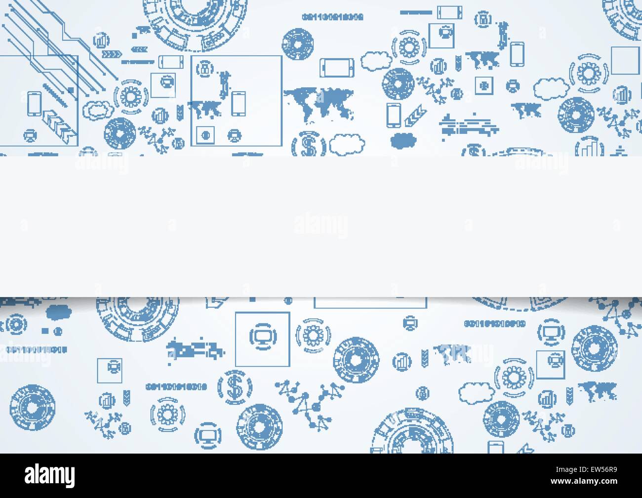 Tech engineering drawing abstract background. Vector design Stock ...