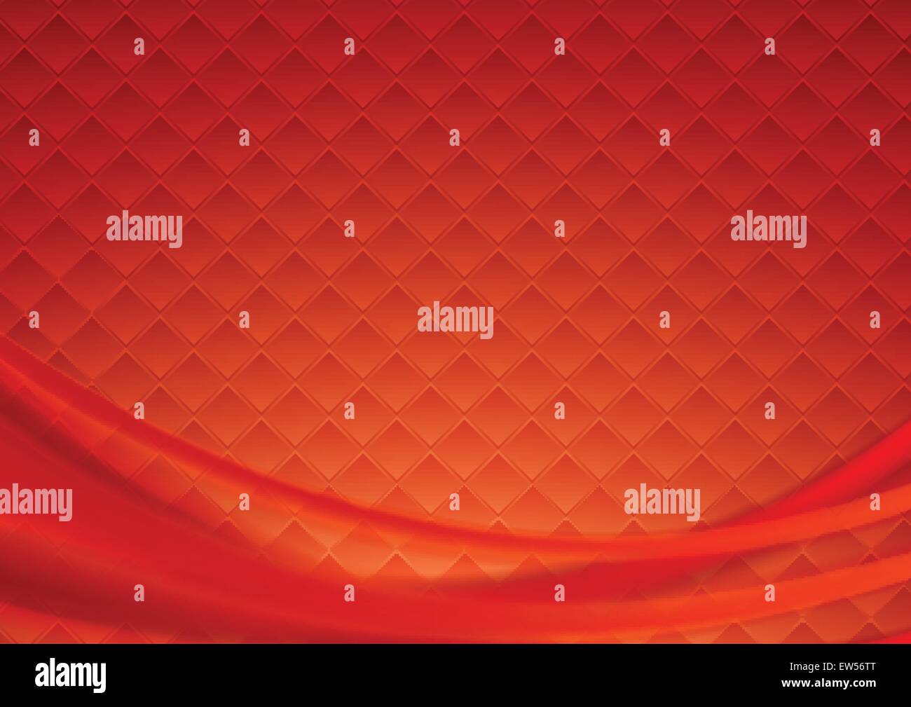 Red tech wavy background. Vector illustration Stock Vector Image & Art ...