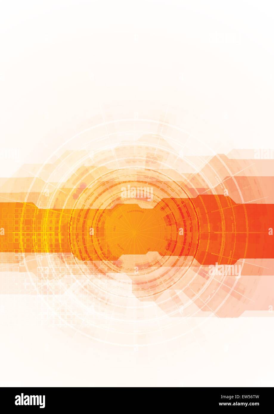 Bright orange technology background. Vector design Stock Vector Image ...