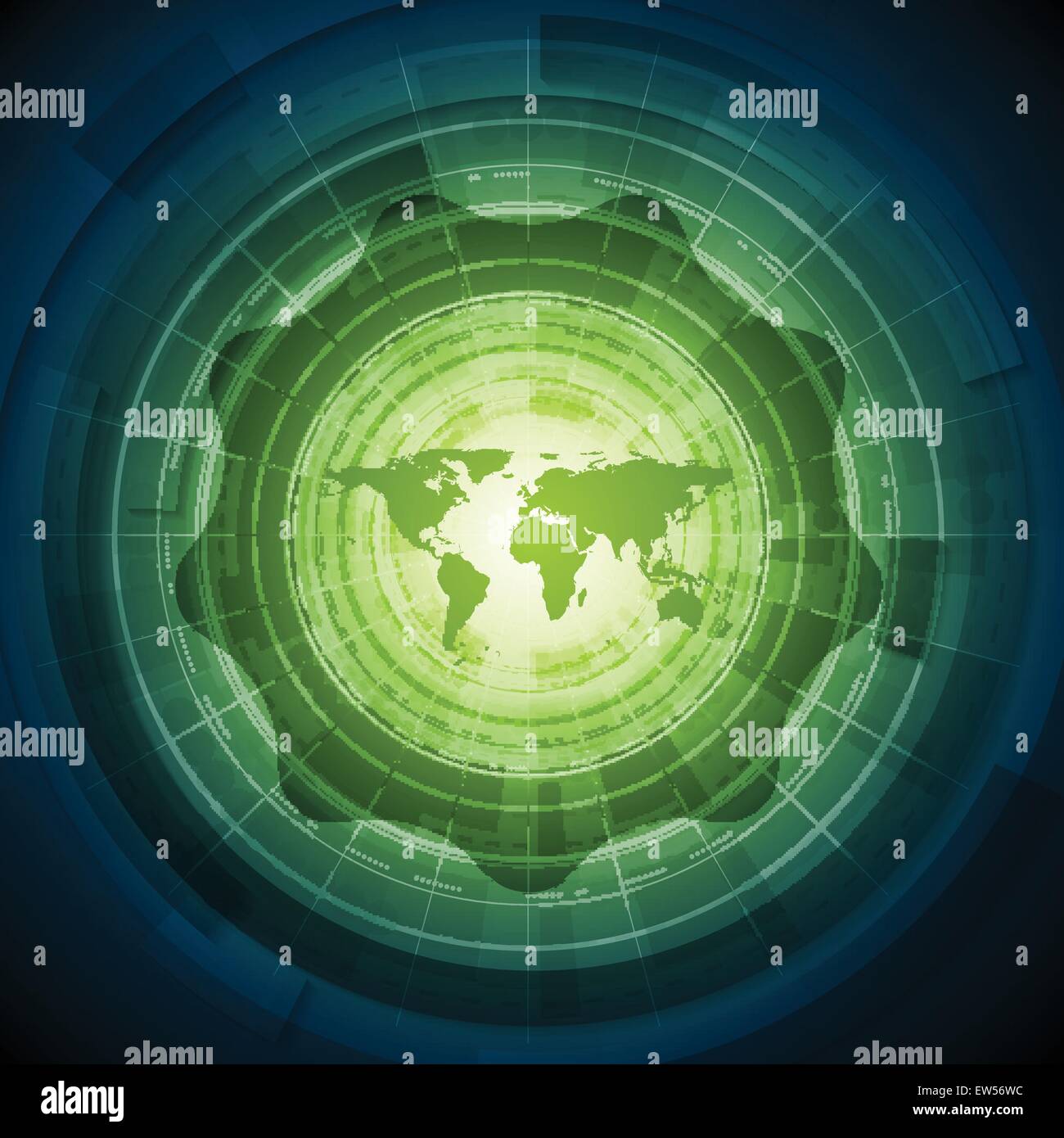 Bright abstract hi-tech background. Vector illustration Stock Vector ...