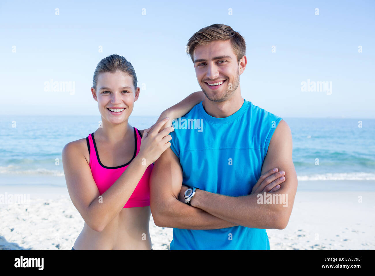 Portrait body couple beach hi-res stock photography and images - Alamy