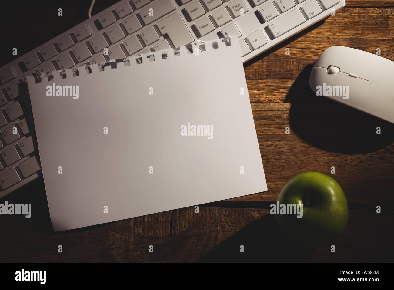 Sheet of paper on keyboard Stock Photo - Alamy