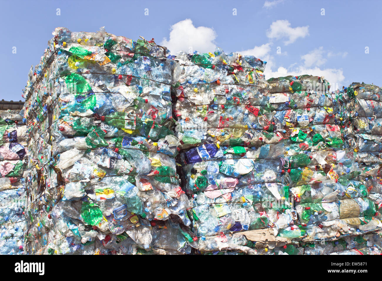 Plastic bottles recycling plant hi-res stock photography and images - Alamy