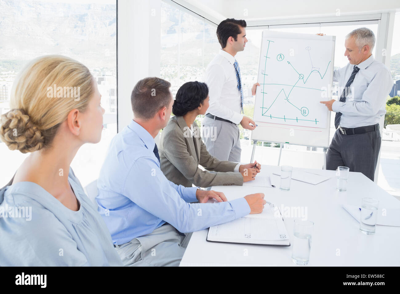 Explaining conversation hi-res stock photography and images - Alamy