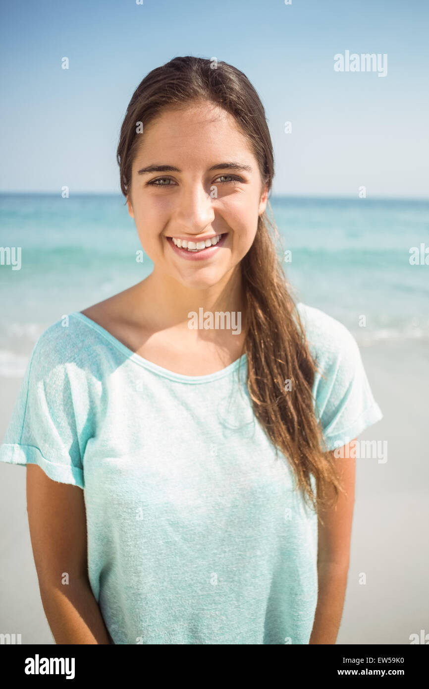 Woman sunshine happy hi-res stock photography and images - Alamy