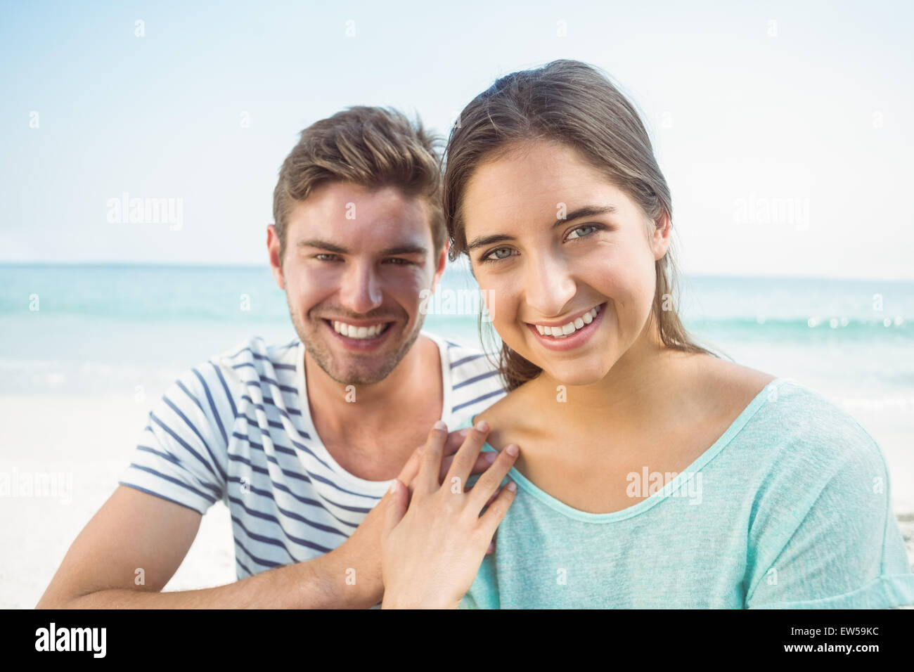 happy couple smiling Stock Photo - Alamy