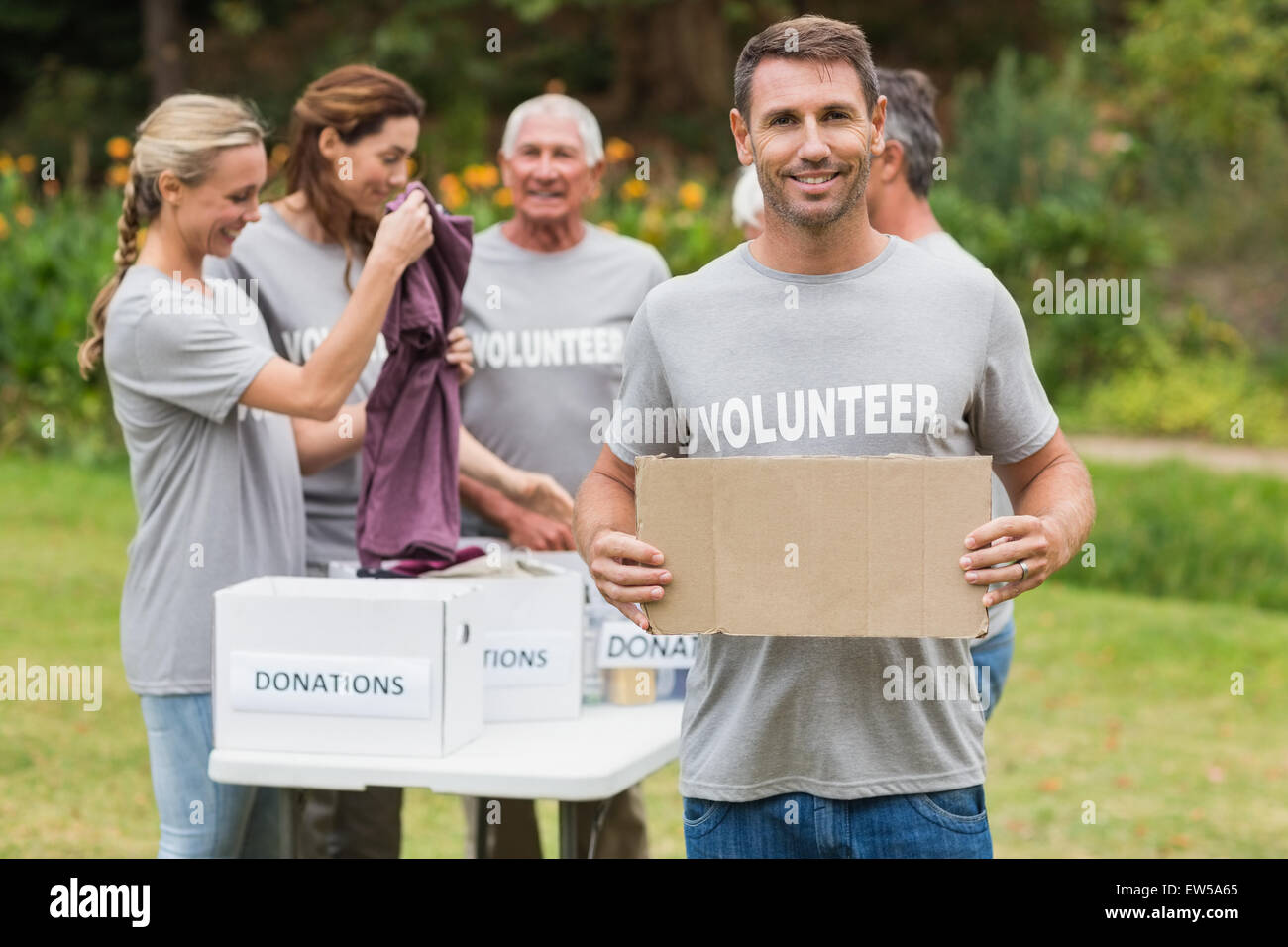 Donation boxes hi-res stock photography and images - Alamy