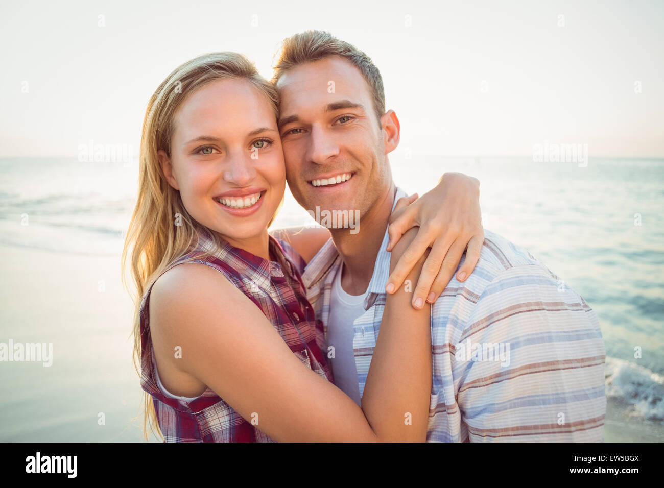 happy couple smiling Stock Photo - Alamy