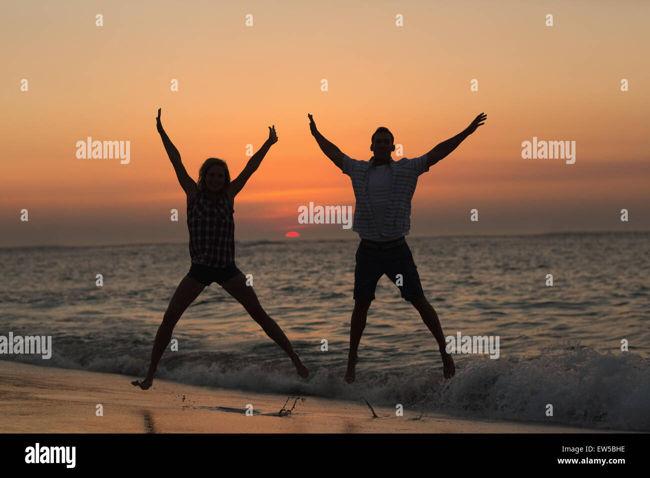 happy couple smiling Stock Photo - Alamy
