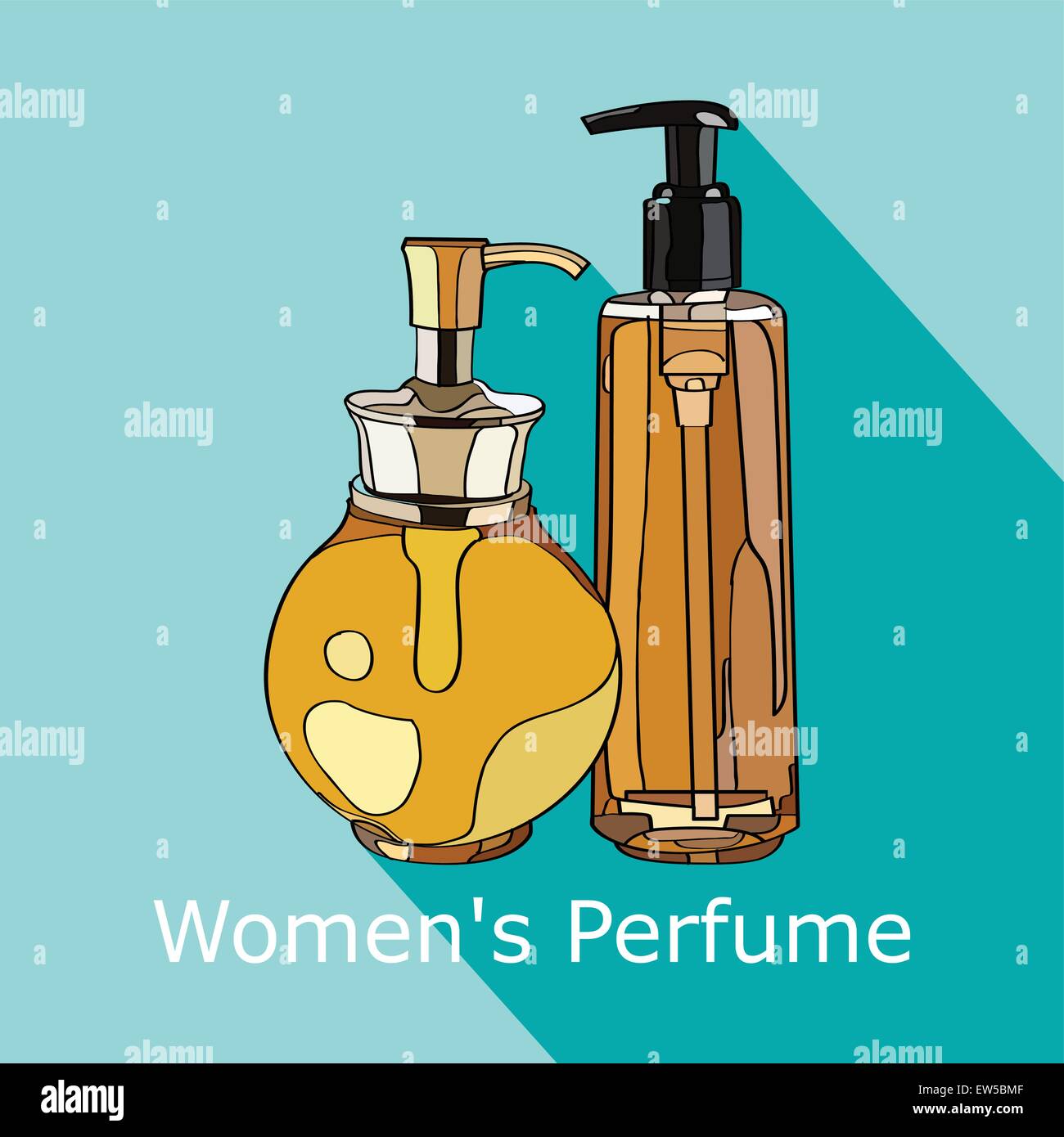 Perfume present Stock Vector Images - Alamy
