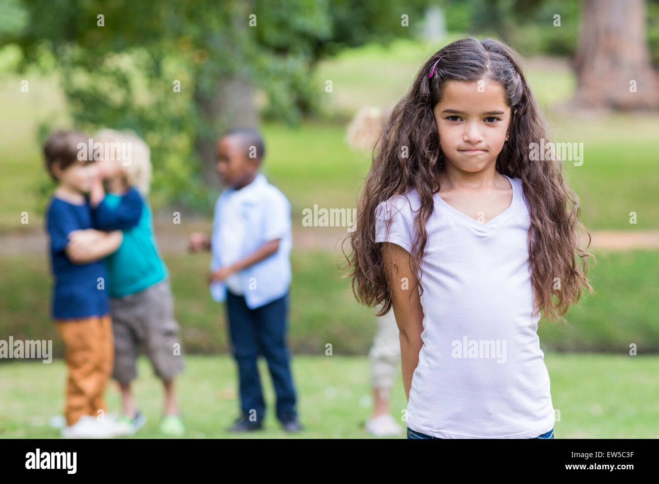 Happy child in the park together Stock Photo - Alamy