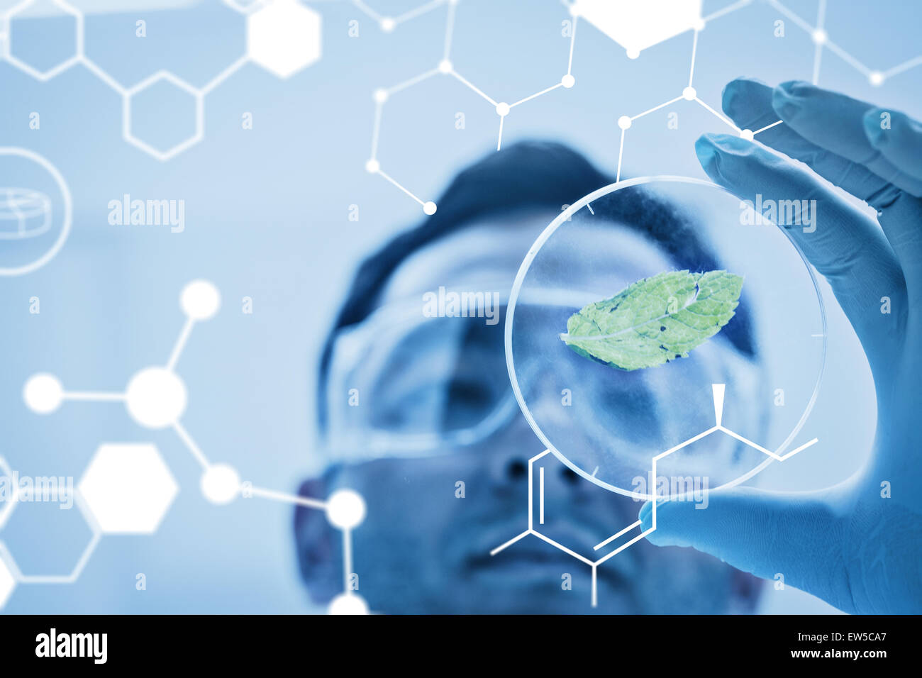 Composite image of science graphic Stock Photo - Alamy