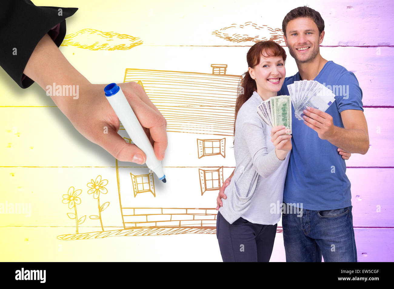 Money fans hi-res stock photography and images - Alamy